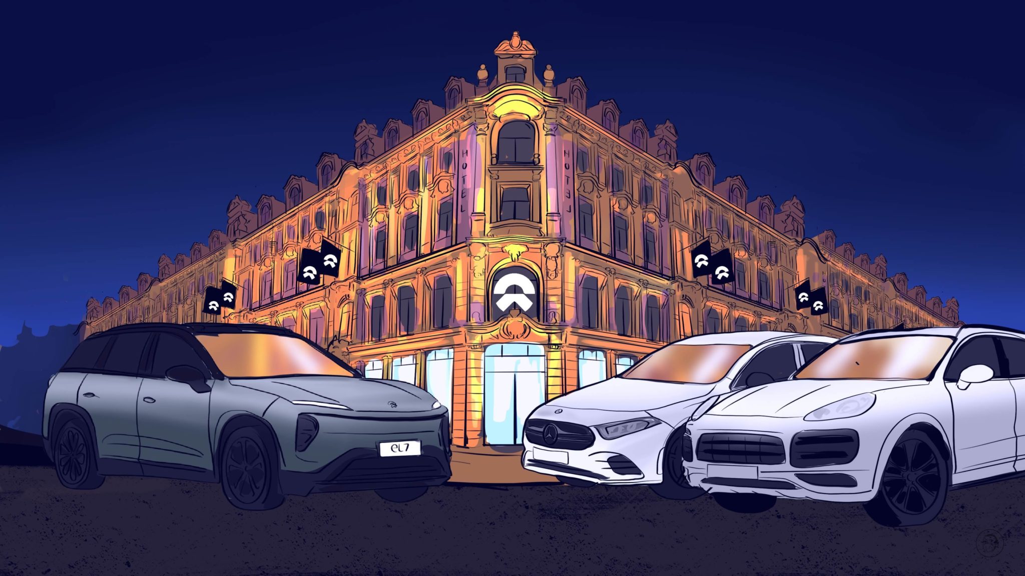 NIO plans to conquer Europe with high-end clubhouses and by renting ...